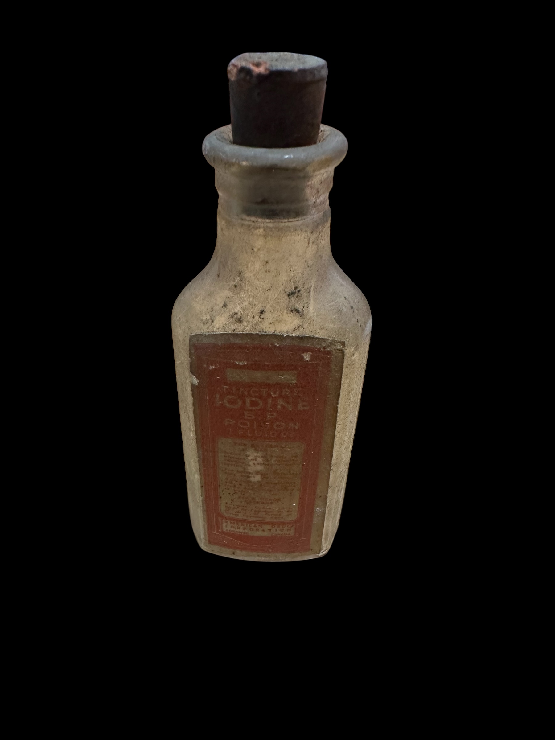 Iodine Bottle circa 1920-1940 - Newfoundland Antiques